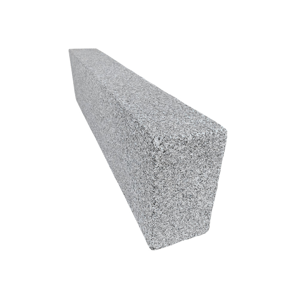 Curb Stone Blasted Granite Bergama Grey Custom Length x250x100 – Bergama Stone